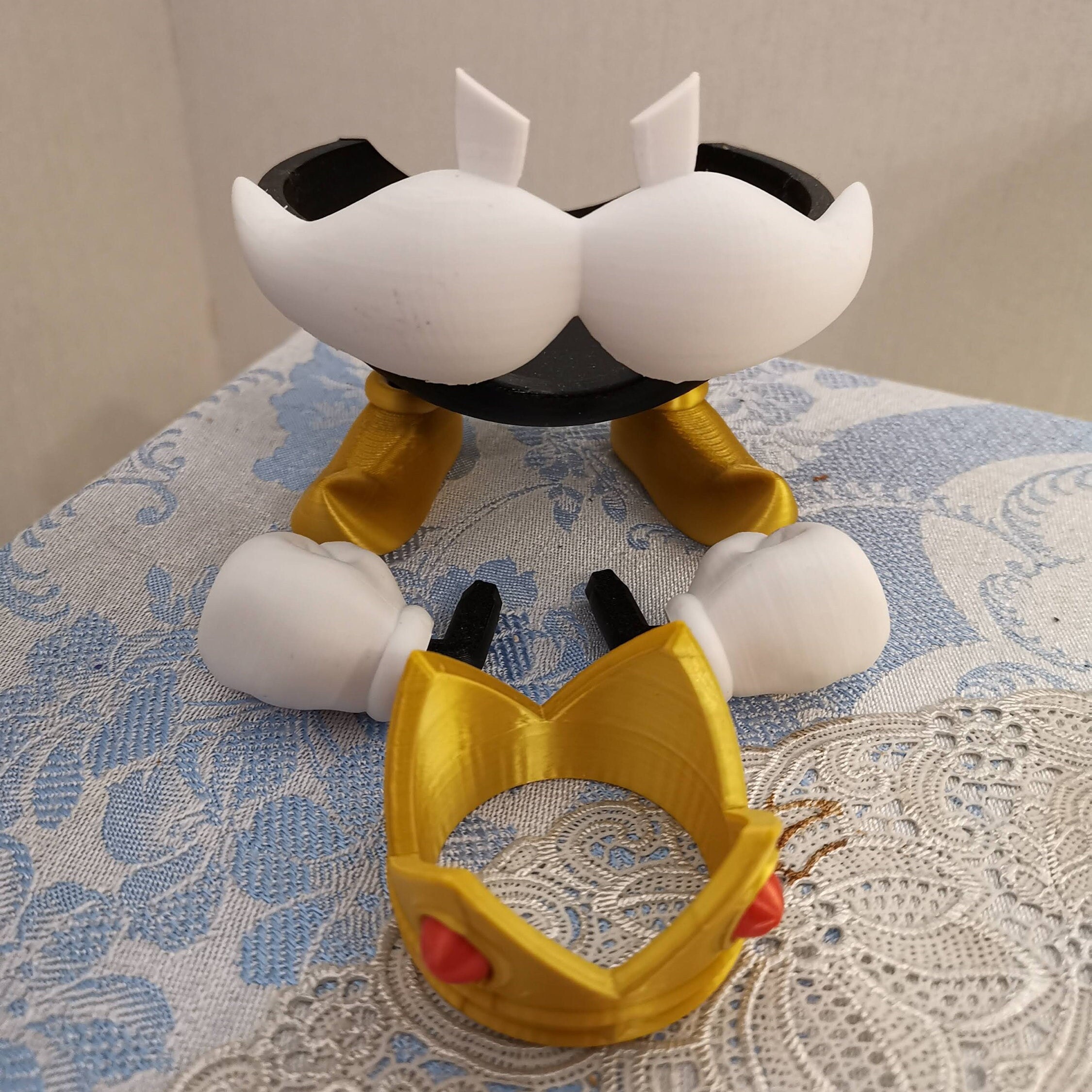 King Bob-omb Echo Dot Stand: Mario Theme Gaming Room Decor - Etsy