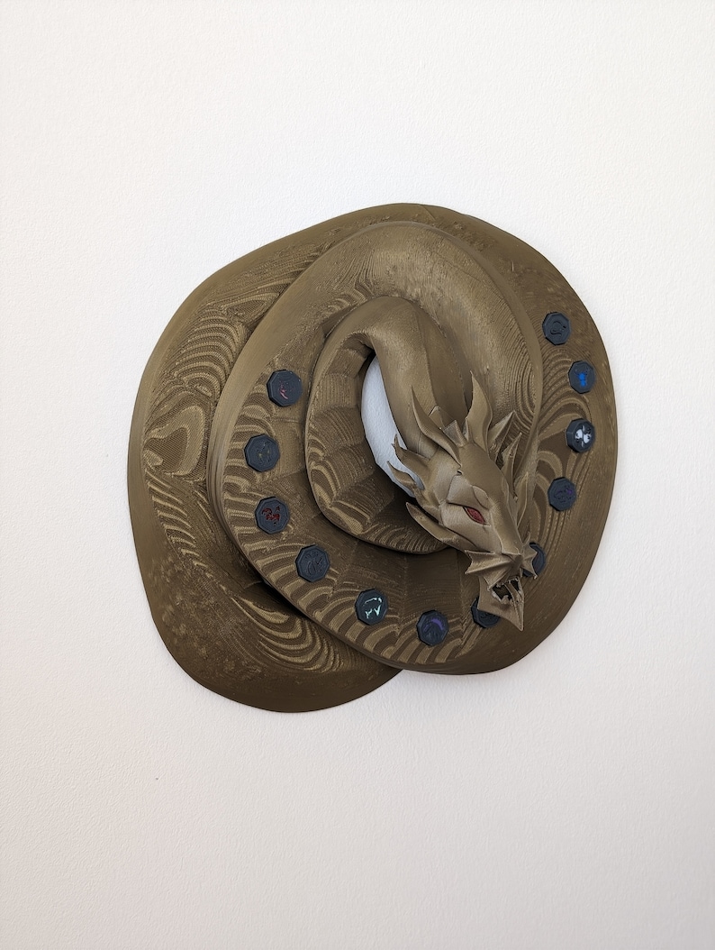 Jackie Chan Adventures Shendu Dragon Statue With Magnetic Talismans ...