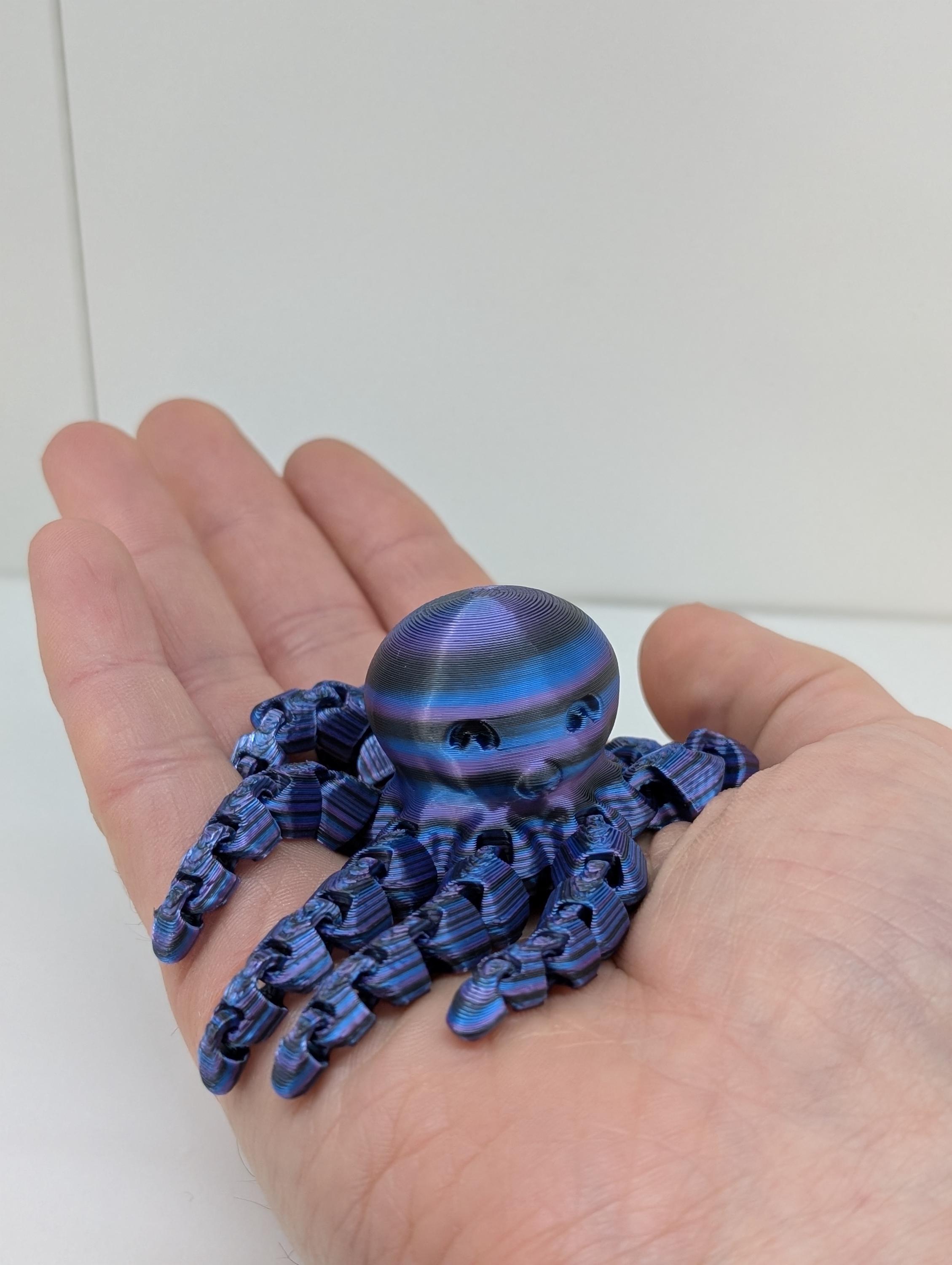 Flexi Octopus Fidget Toy: 3D Printed Articulated Desk Toy - Etsy UK