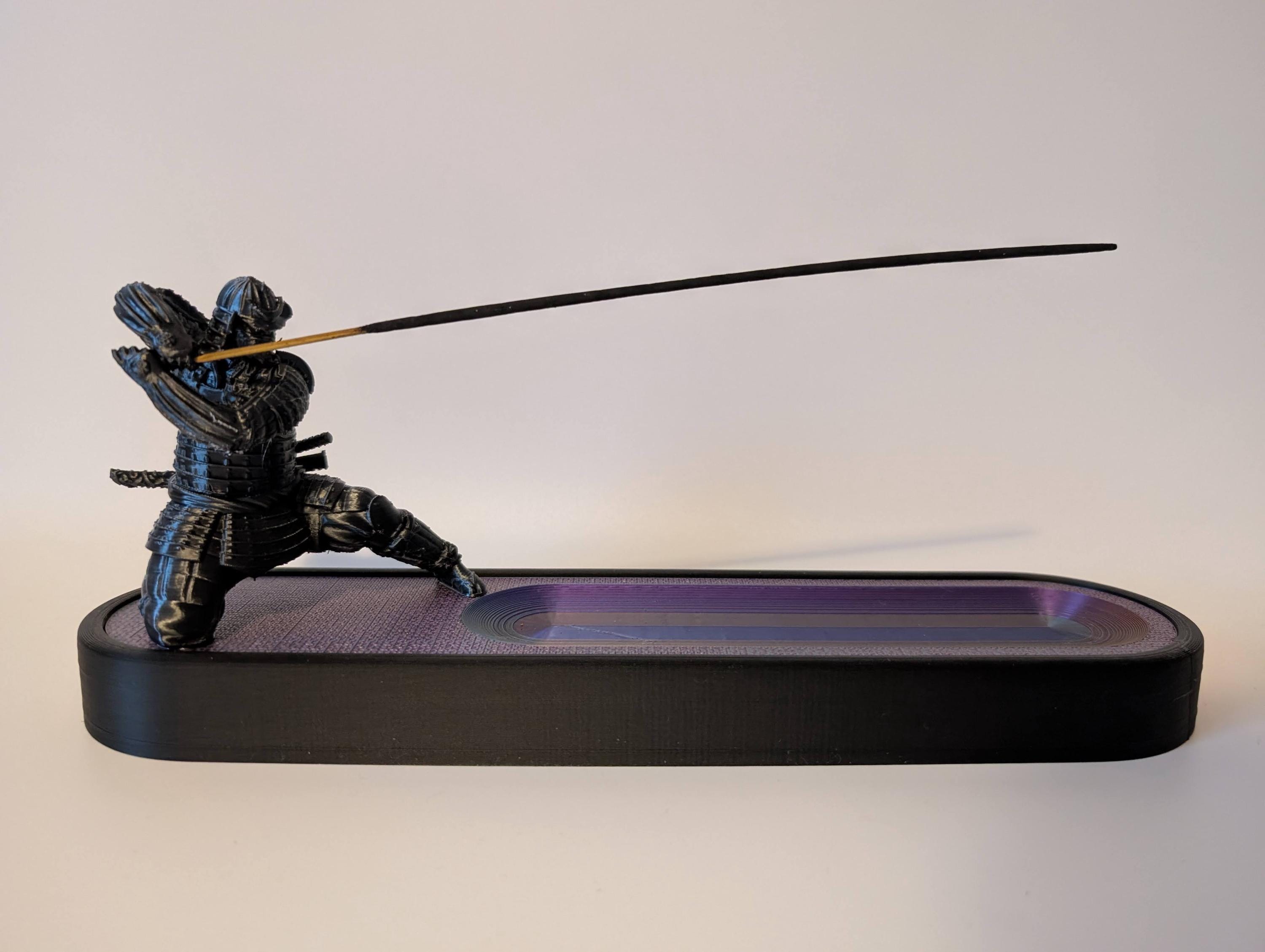 Samurai Incense Holder With Hidden Storage - Japanese Zen - Etsy