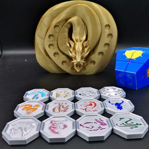 Jackie Chan Adventures Shendu Dragon Statue With Magnetic Talismans ...