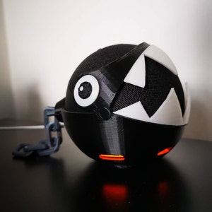 Chain Chomp Alexa Echo Dot 4th/5th Gen. Stand / Super Mario Theme ...