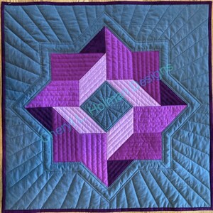 The Queen's Crown Quilt Pattern - Dimensional Illusion - Etsy