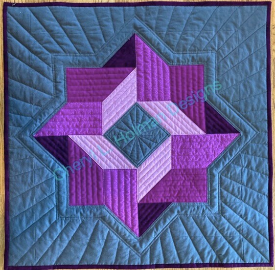 The Queen's Crown Quilt Pattern - Dimensional Illusion - Etsy