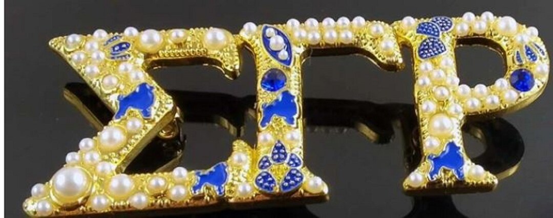 Absolutely Gorgeous Sigma Gamma Rho Greek Letter Brooch - Etsy