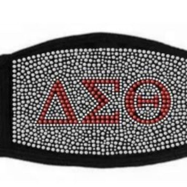 Delta Sigma Theta Sorority Face Mask - Etsy