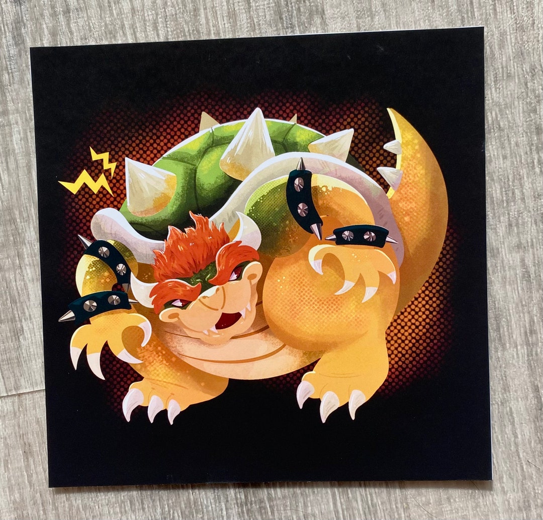 Bowser Mini Print - Etsy