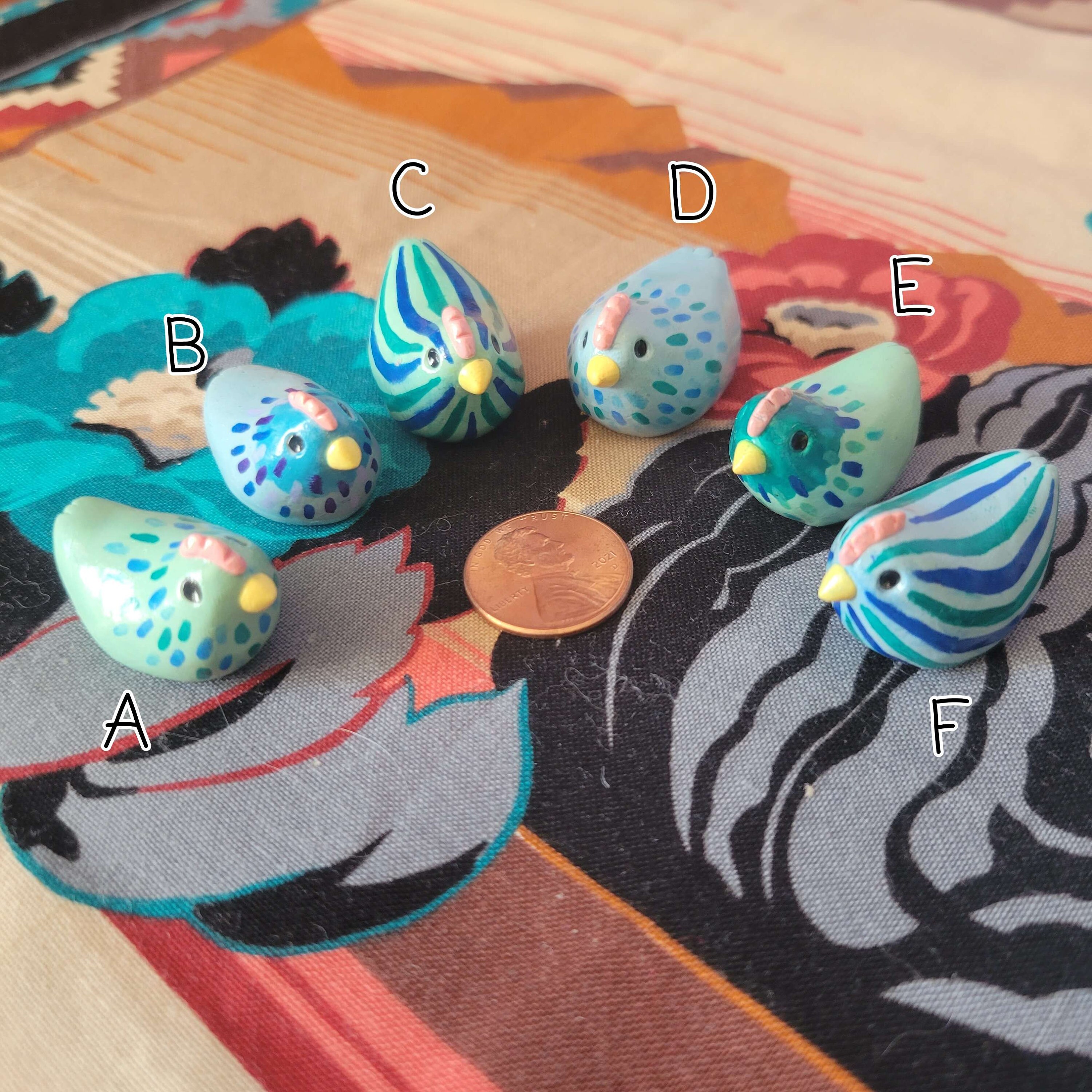 Clay Miniature Chicken Figurines - Etsy