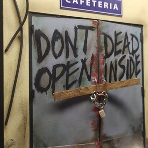 The Walking Dead Shadowbox Display Frame, Don't Open Dead Inside ...