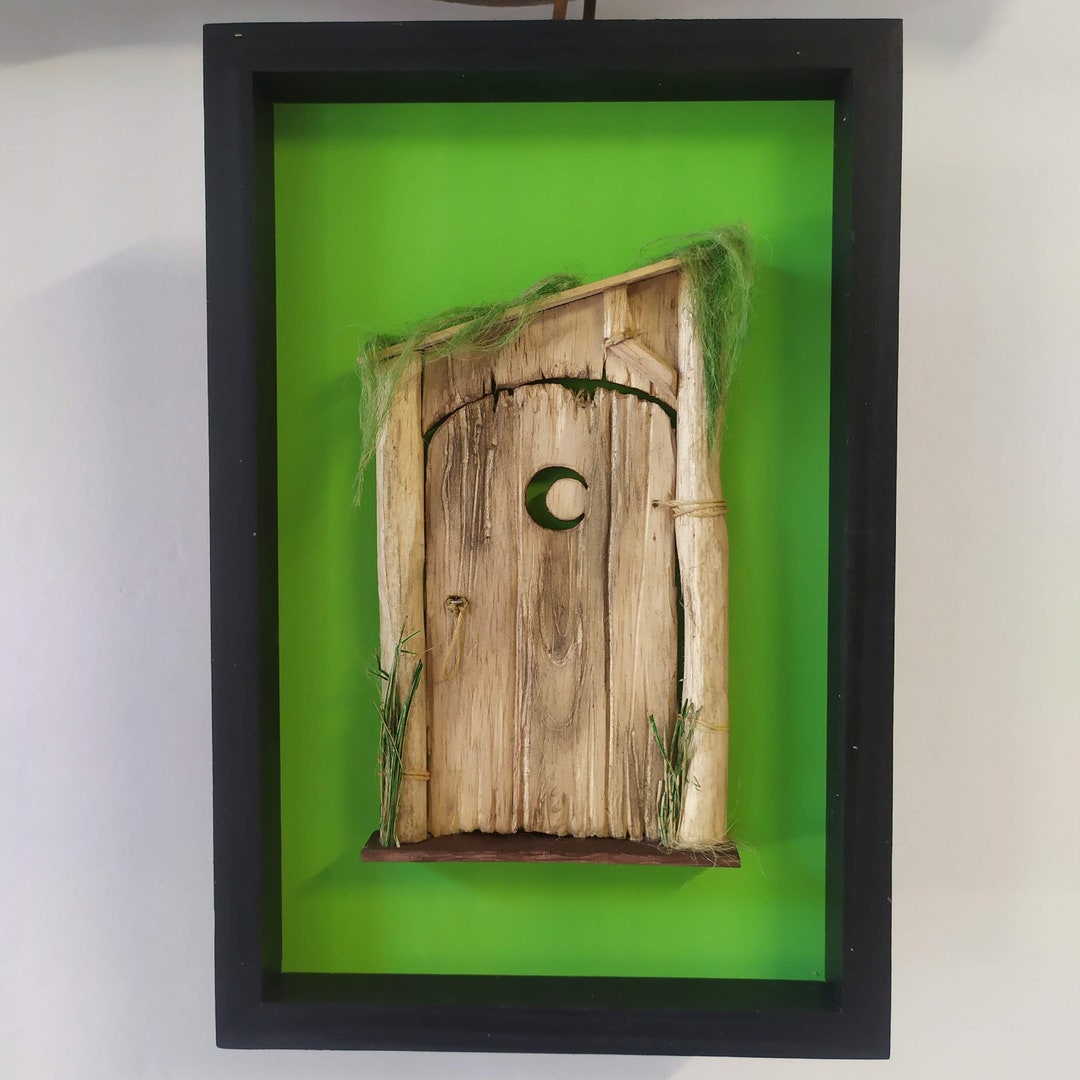 Shrek Door Miniature Frame, Shrek Diorama, Shrek & Fiona Art - Etsy