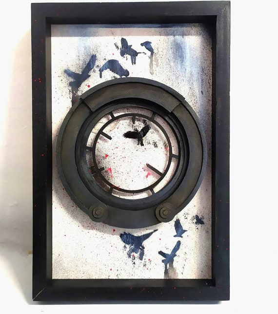 The Crow Display Frame the Crow Window Miniature - Etsy