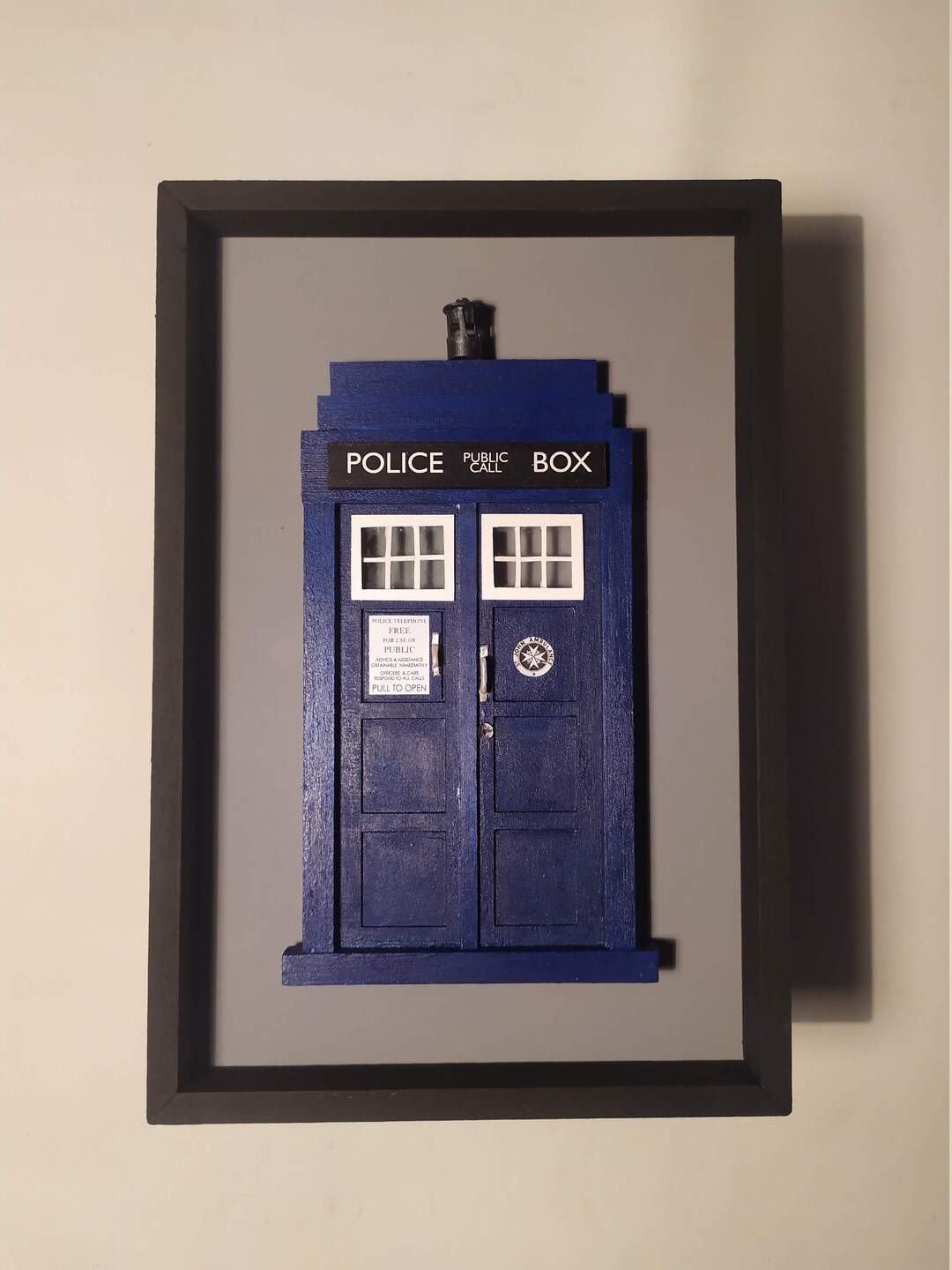 Doctor Who Tardis Door Display Frame Diorama - Etsy