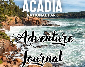 Acadia National Park Printable Travel Journal Digital Download Kids ...