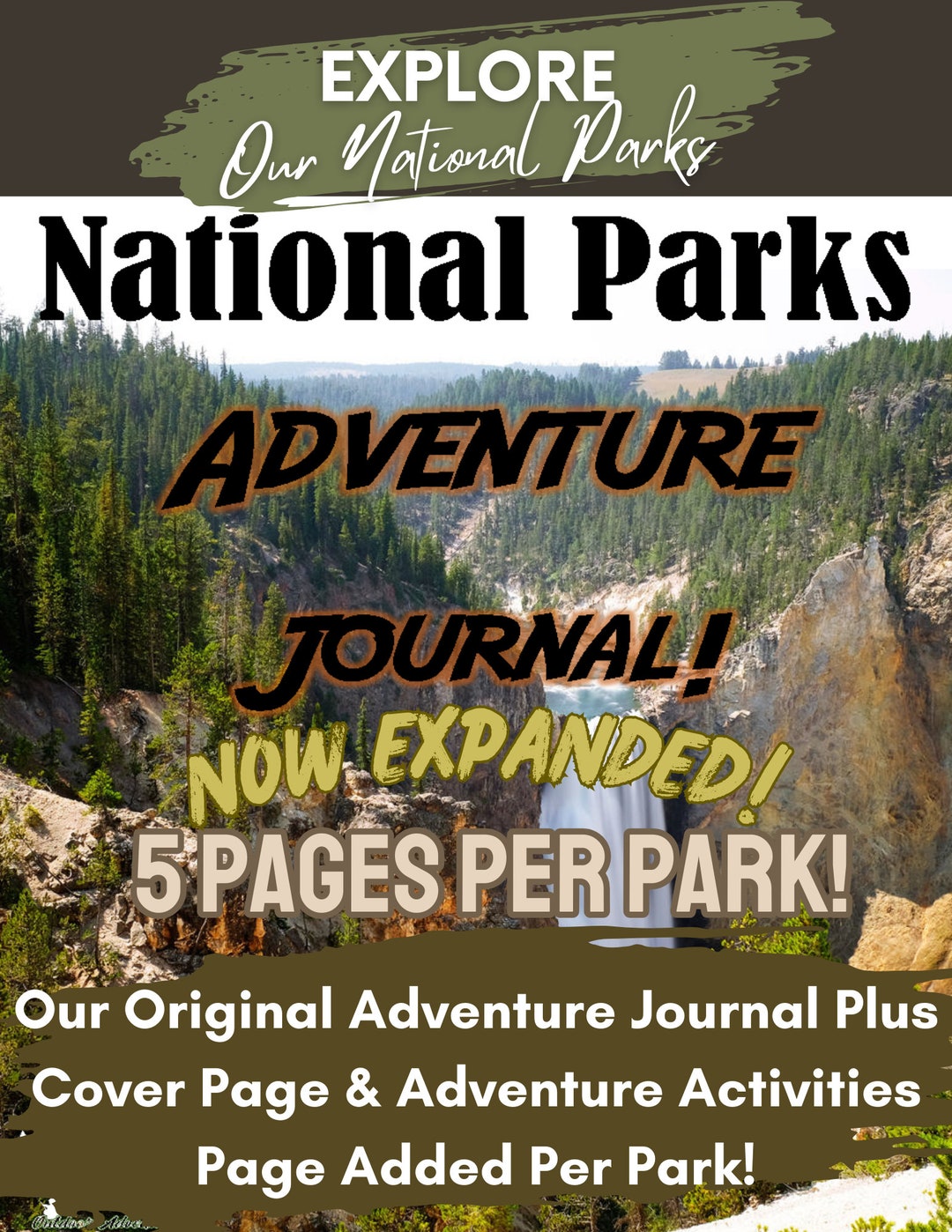 National Parks Adventure Journal (extended): DIGITAL DOWNLOAD/PRINTABLE ...