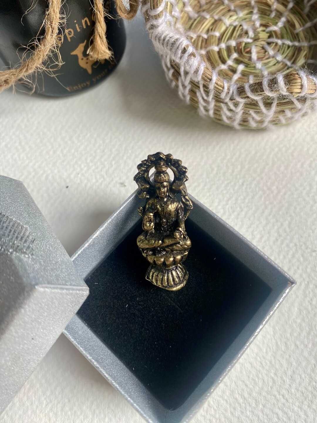 Buy Maa Saraswati Maa Sherawali Idol Small, Metal Statue of Durga Mata ...