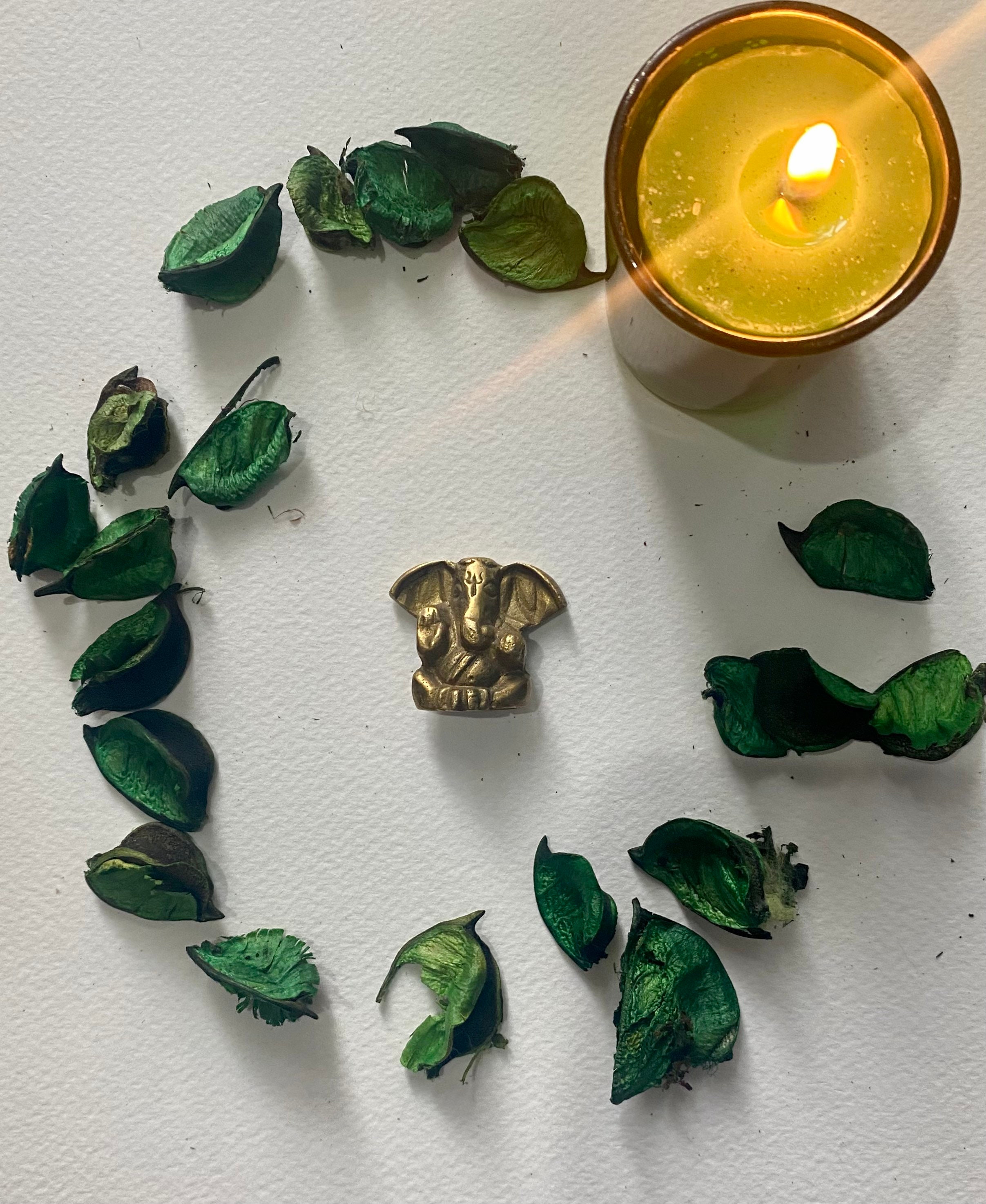 Lord Ganesha Miniature Idol, Hindu God Figure, Indian Elephant God ...