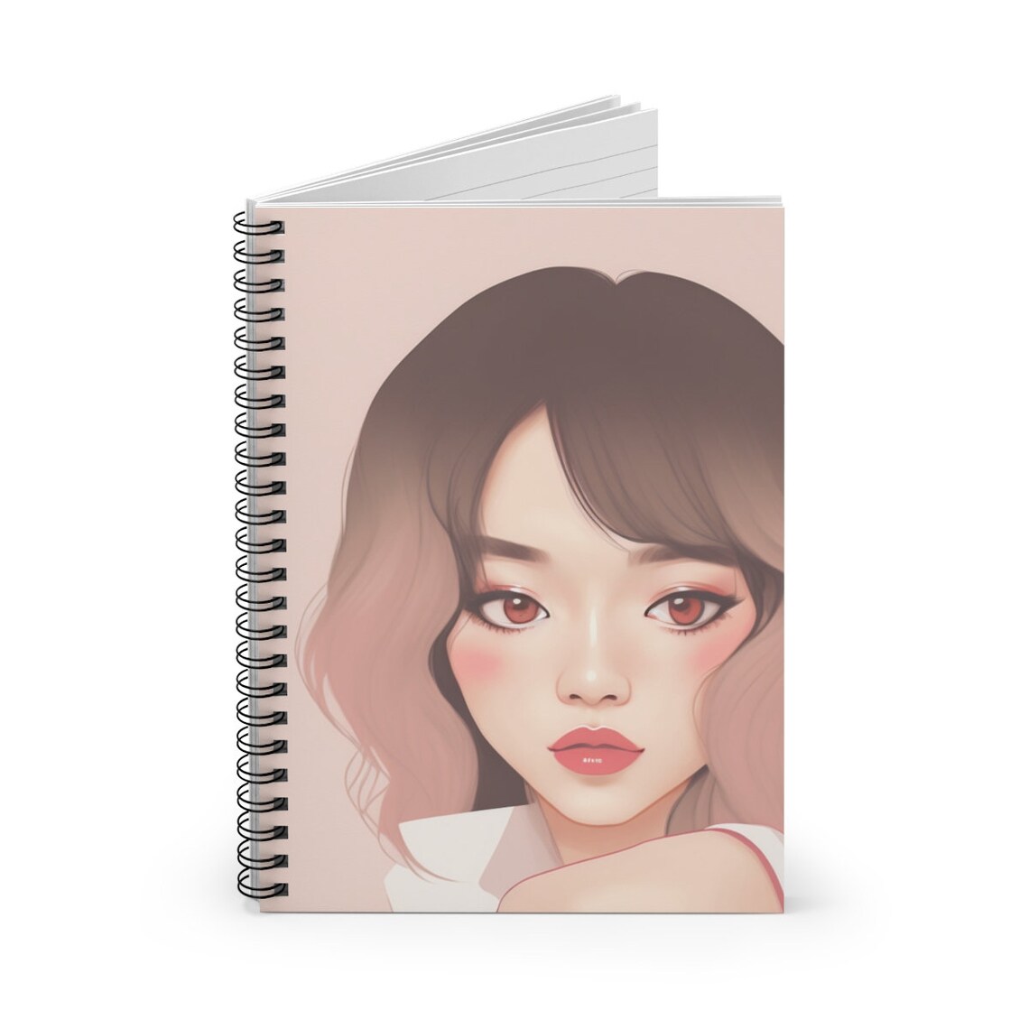 Kpop Culture Cute Korean Spiral Notebook - Ruled Line - Etsy
