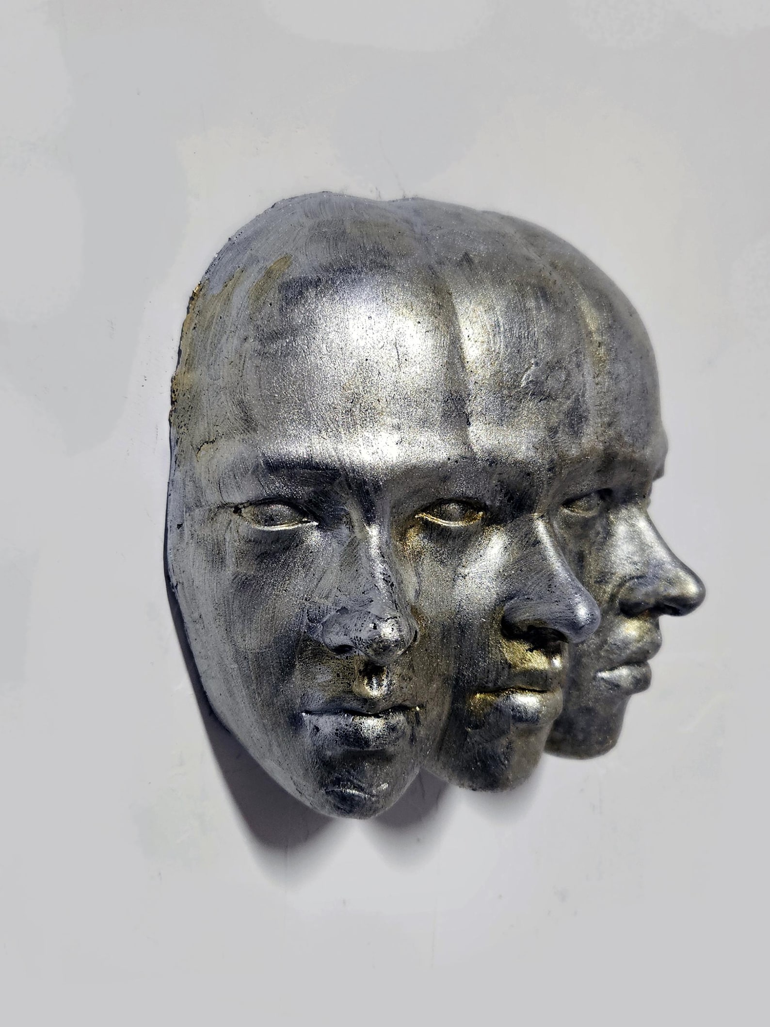 Handmade Resin Triple Face Wall Mask, Gothic Sculpture, 15cm - Etsy
