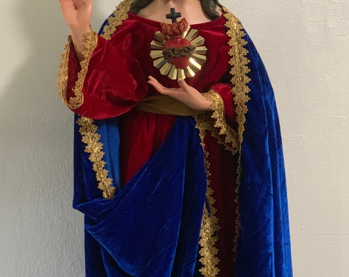 Hugh BC Catholic Sacred Heart of Jesus Resin Statue 6" - Etsy