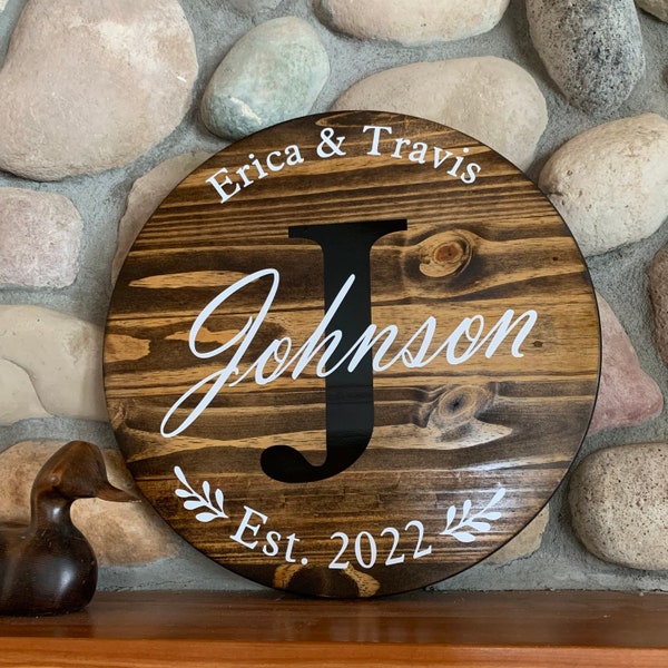 Wood Round Signs - Etsy