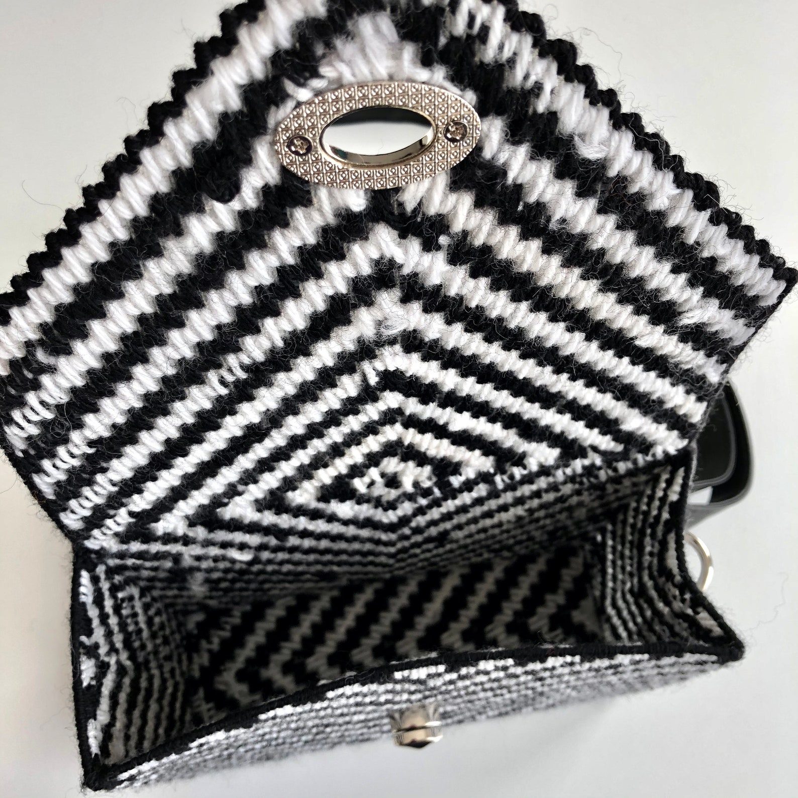 Bargello Embroidery Bag PDF Pattern , Sewing, Mod, 60s, Geometric - Etsy