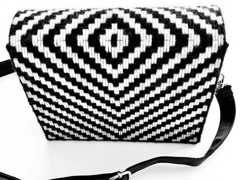 Bargello Embroidery Bag PDF Pattern , Sewing, Mod, 60s, Geometric - Etsy