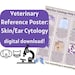Veterinary Reference Poster: Skin/ear Cytology Help Guide (digital ...
