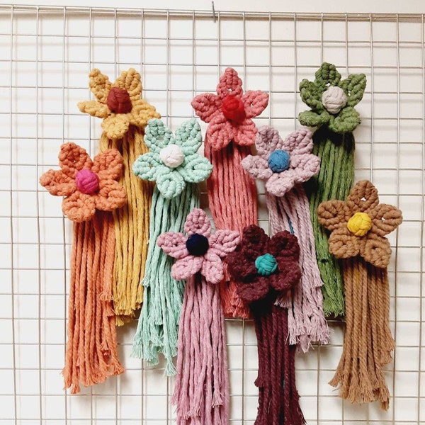 Macrame Flower - Etsy