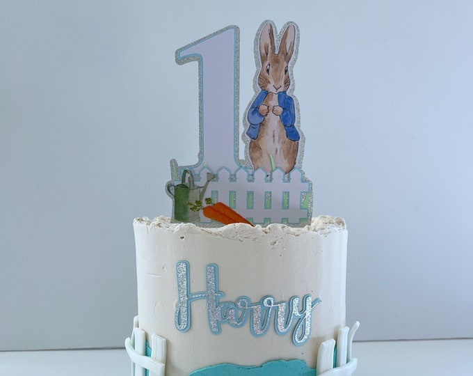 Peter Rabbit Cake Topper Bundle - Etsy UK