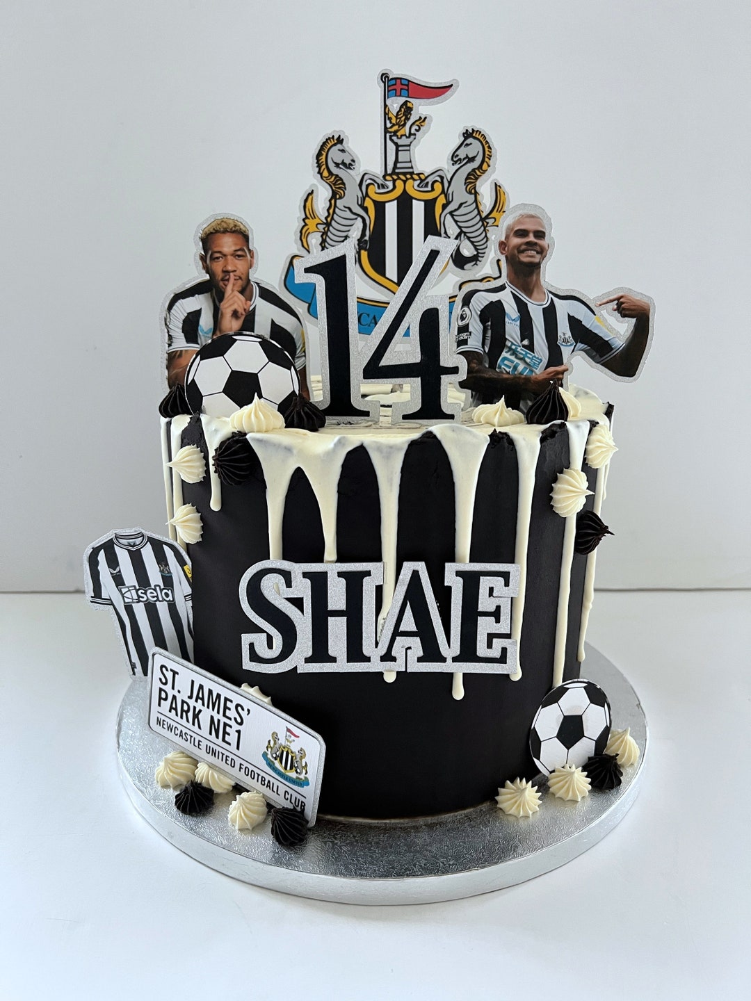 Newcastle United Cake Topper Bundle - Etsy