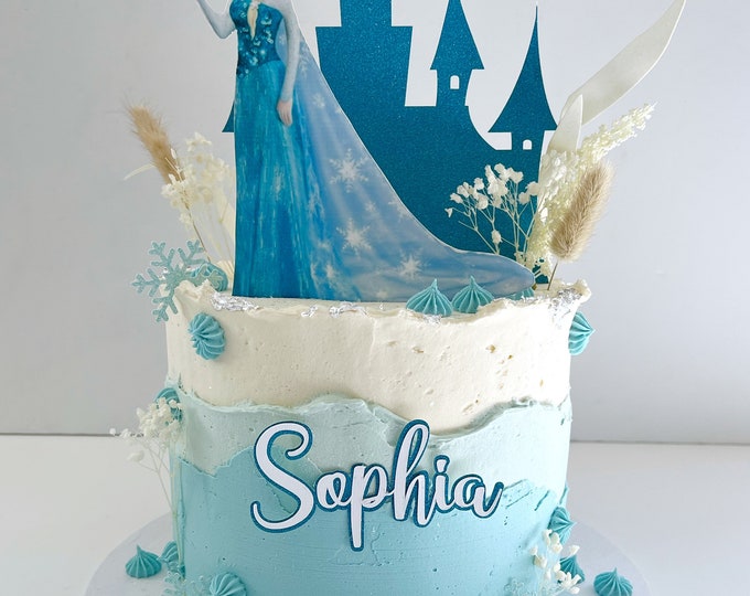Frozen Elsa Cake Topper Bundle - Etsy