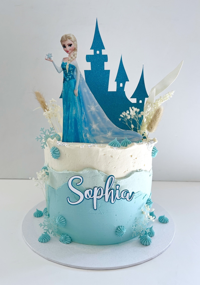 Frozen Elsa Cake Topper Bundle - Etsy