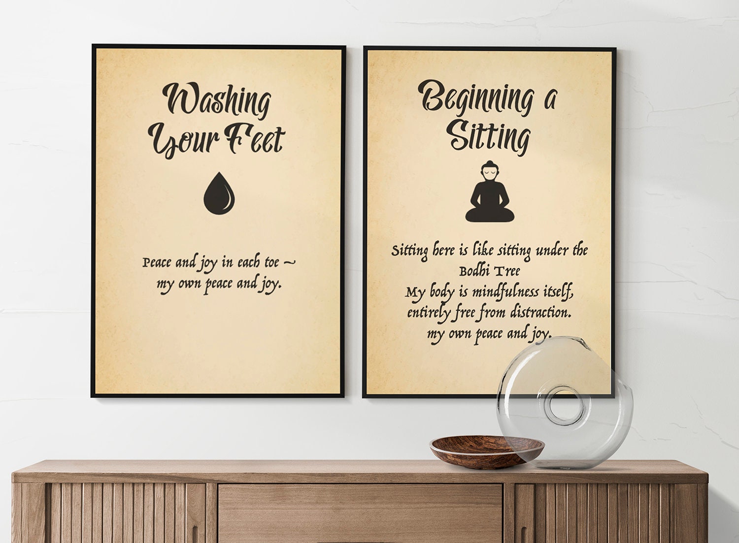 Mindfulness Gathas by Thich Nhat Hanh Digital Download Set of 12 ...