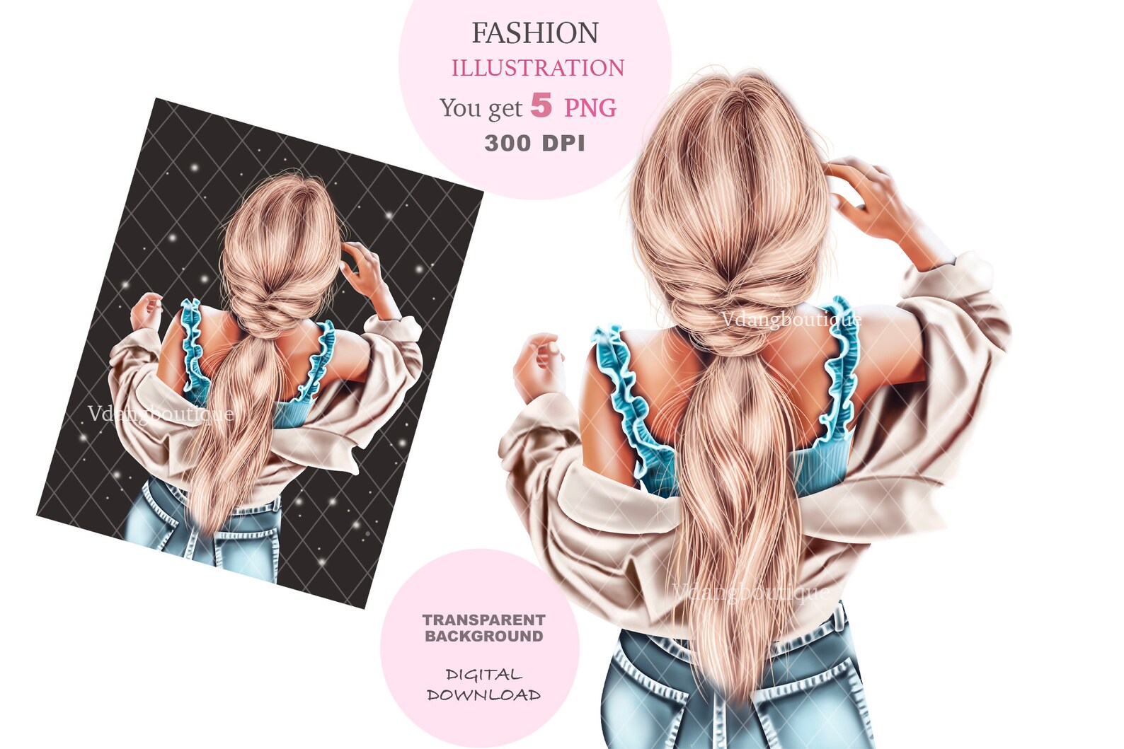 Fashion Girl Clip Art - Fashion Illustrations,girl Clipart, Fashion ...