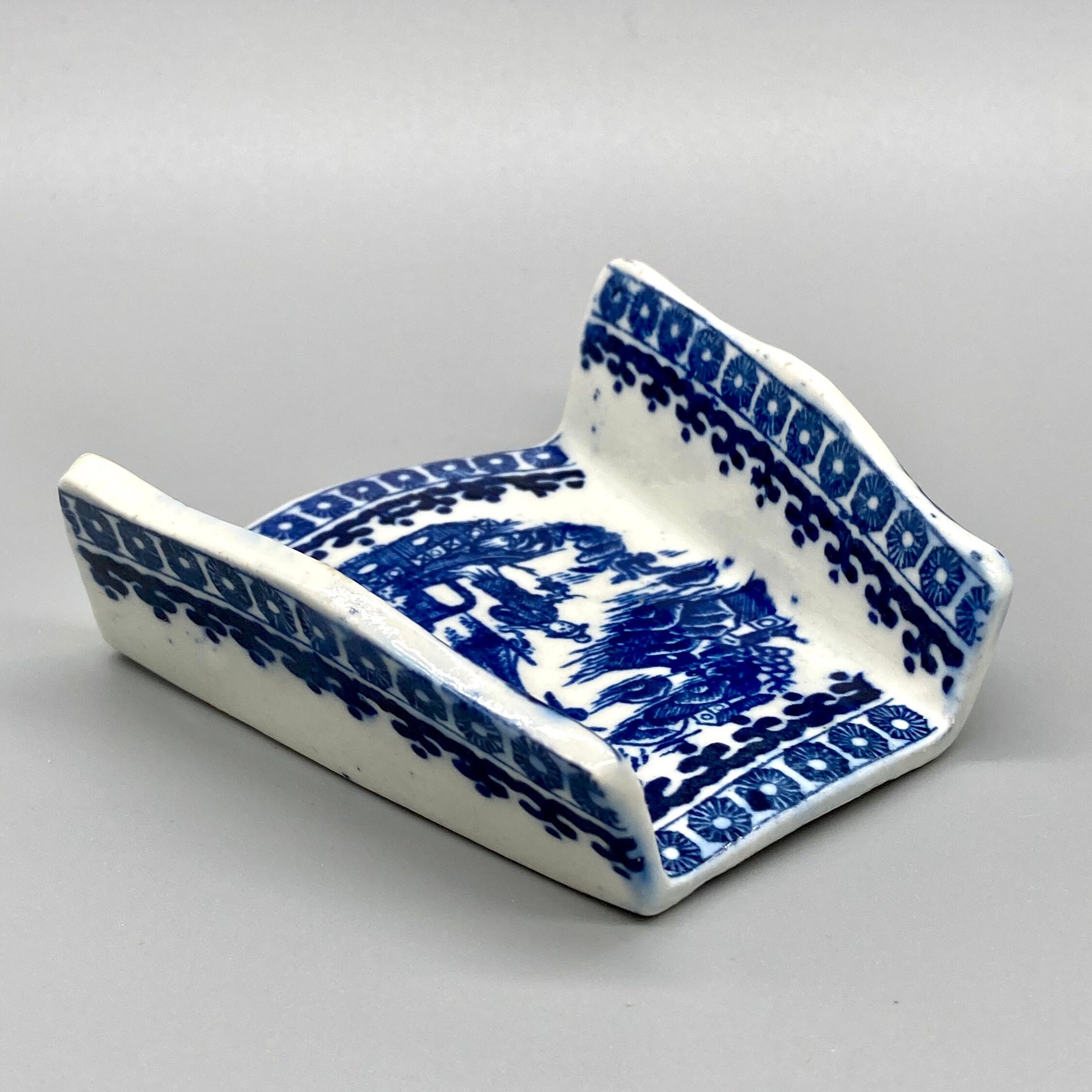 Caughley Porcelain Asparagus Server Fisherman Pattern C.1780 - Etsy