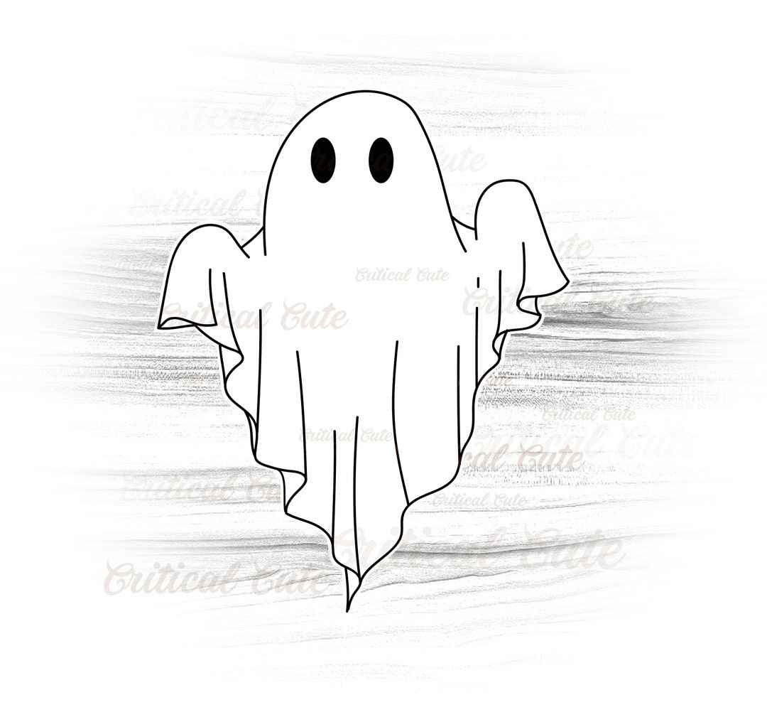 Spooky Ghost SVG Cut File Shirt Design Printable Instant Download for ...