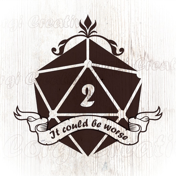 D20 Svg Cuts File - Etsy