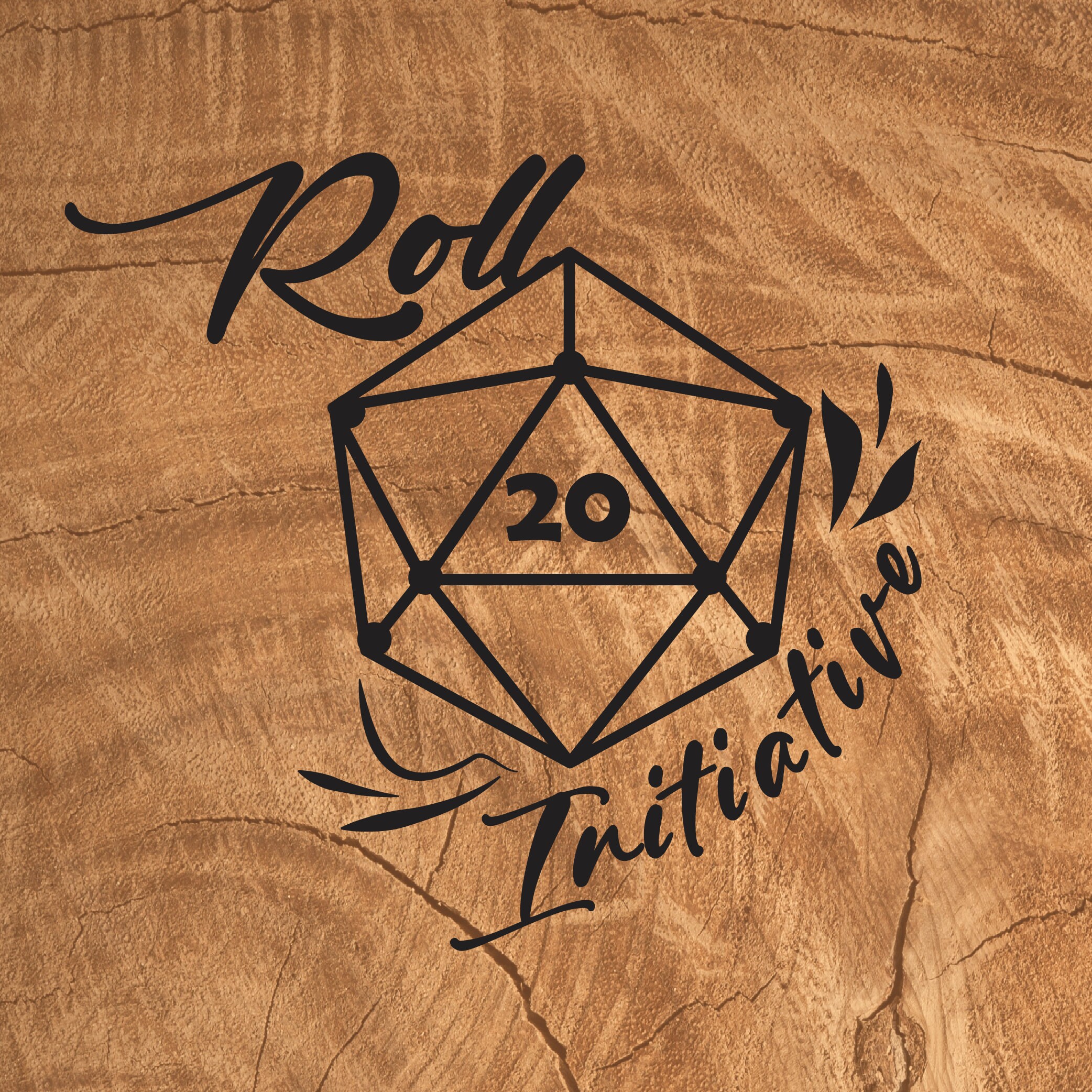 Roll Initiative D20 Dnd SVG Cut File Shirt Design Printable | Etsy
