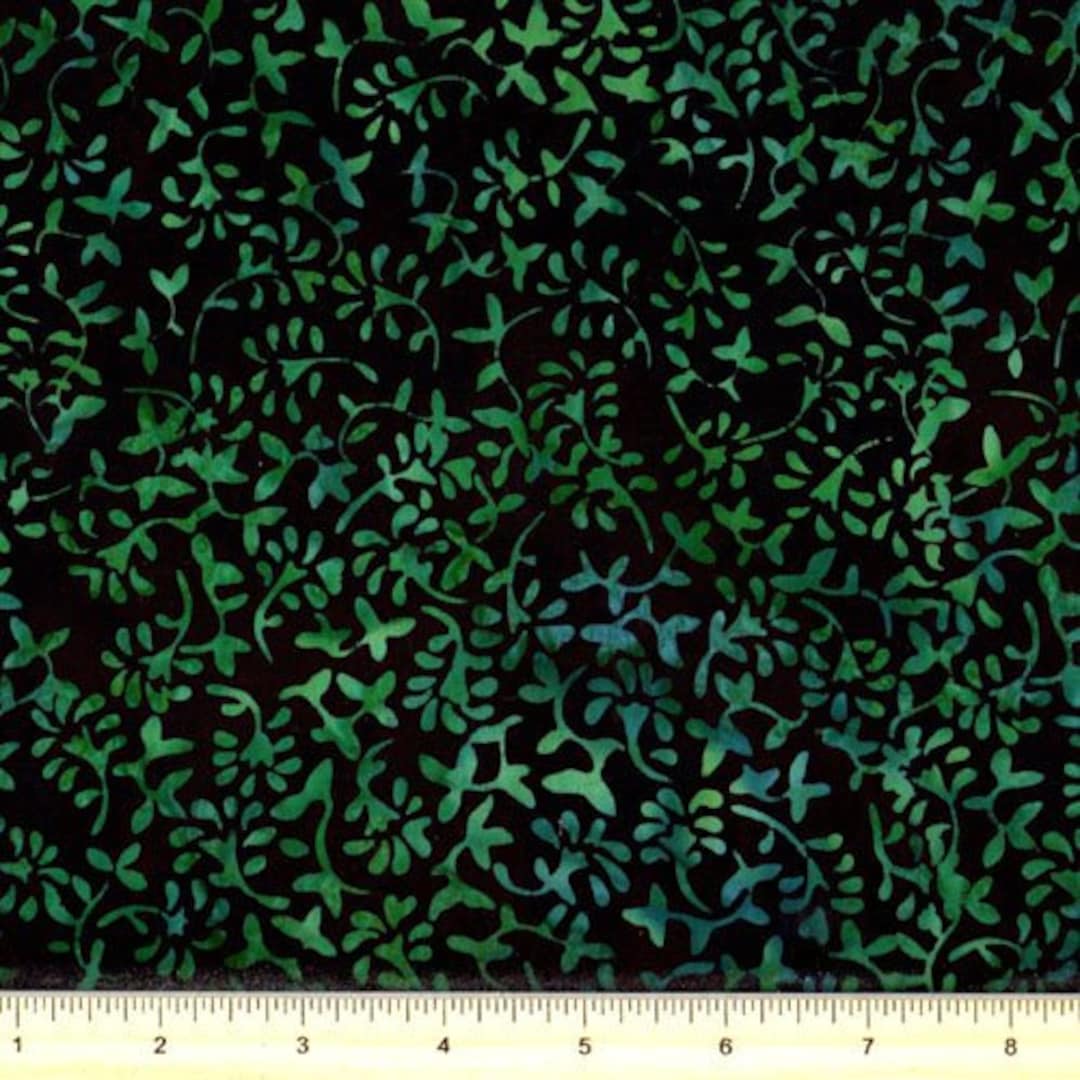 Black Jade Batik by Hoffman (by the Yard) - Etsy