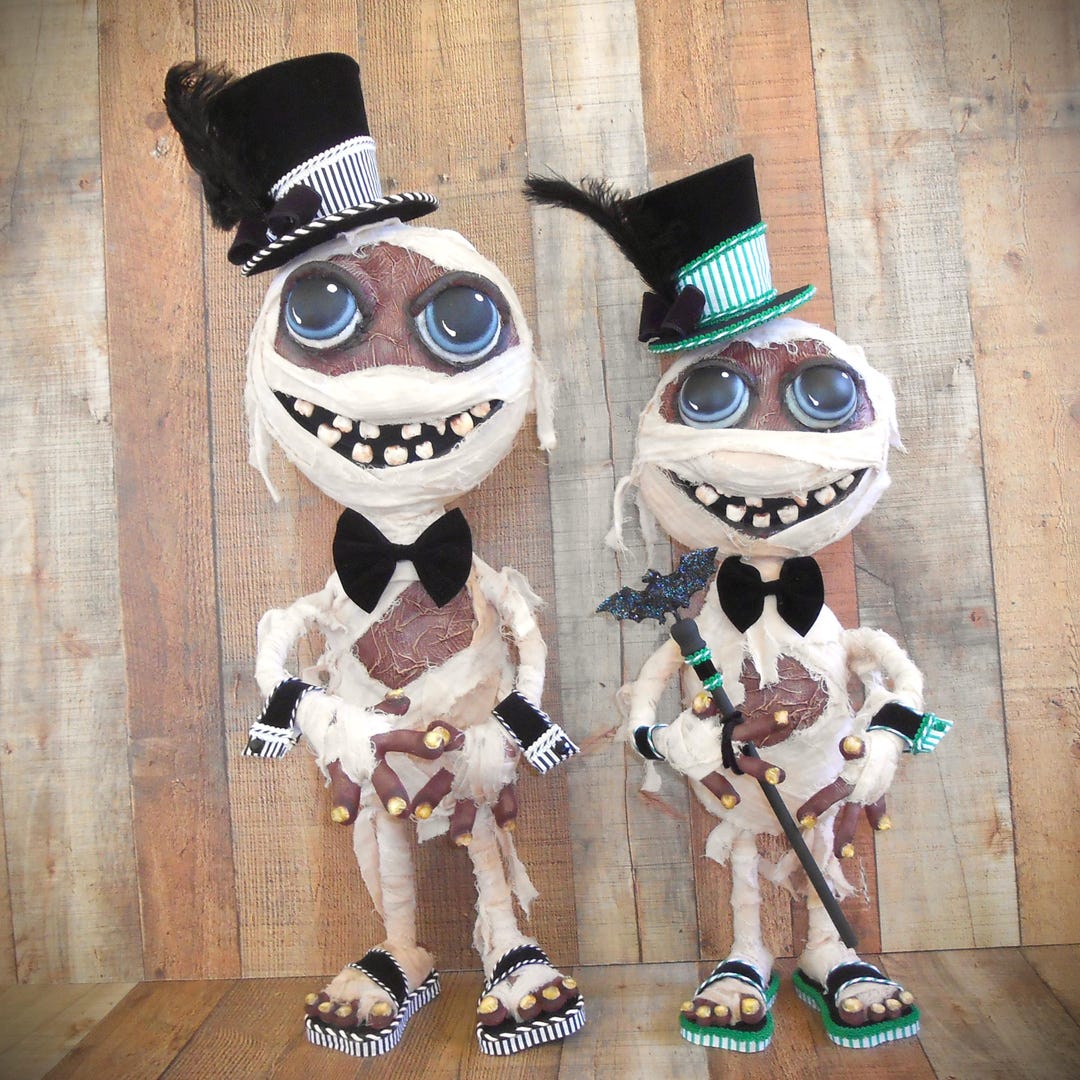 Mummy Monster Wreath Attachment, Halloween Attachment, Monster ...