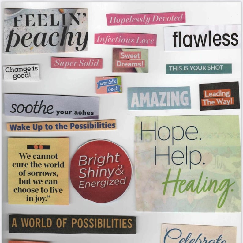 Vision Board Kit Digital Download: 200+ Magazine Clippings - Etsy
