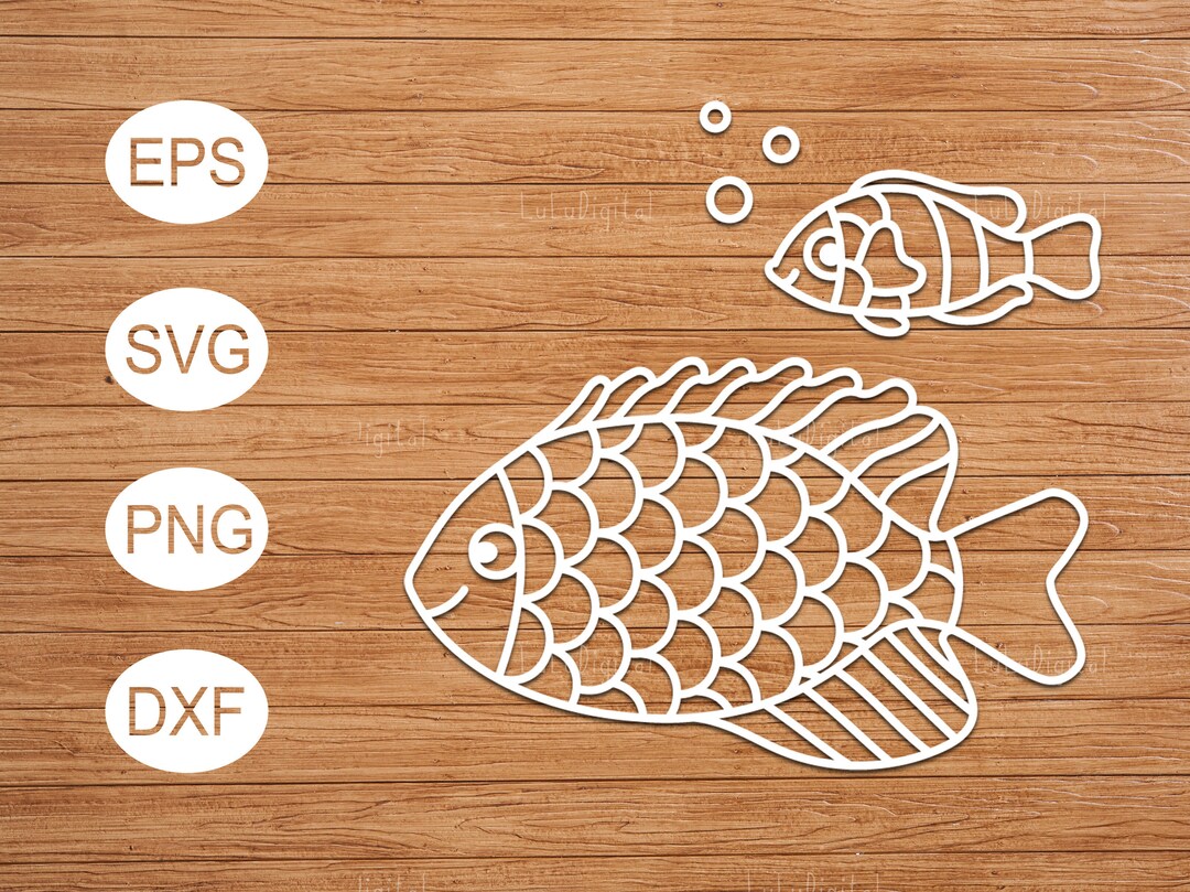 Fishes / Svg, Png, Eps, Dxf - Etsy