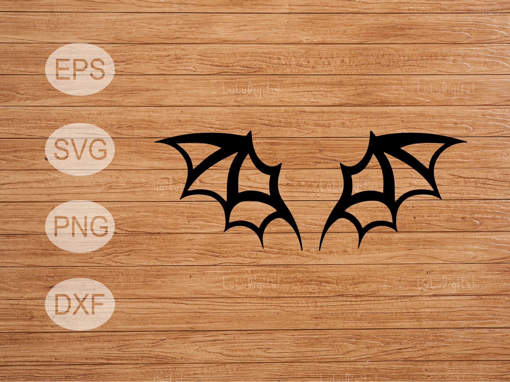 Bat Wings Svg, Dragon Wings Clip Art, Dragon Wings Cut File, Dragon ...