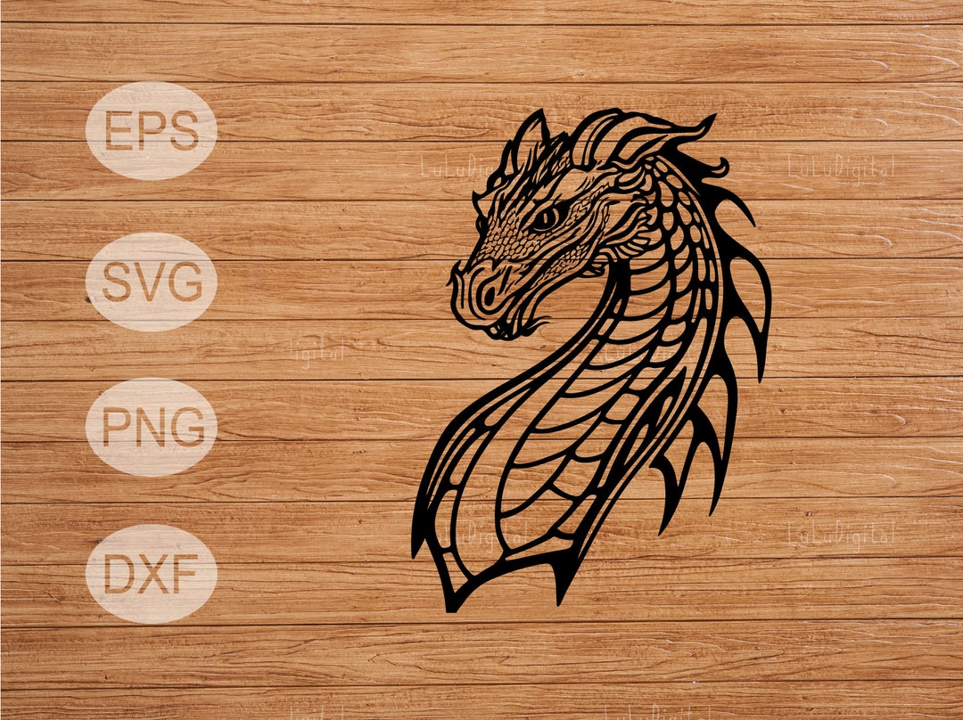 Dragon Svg, Dragon Head Svg, Biker, Chinese Dragon Svg, Dragon Head Svg ...
