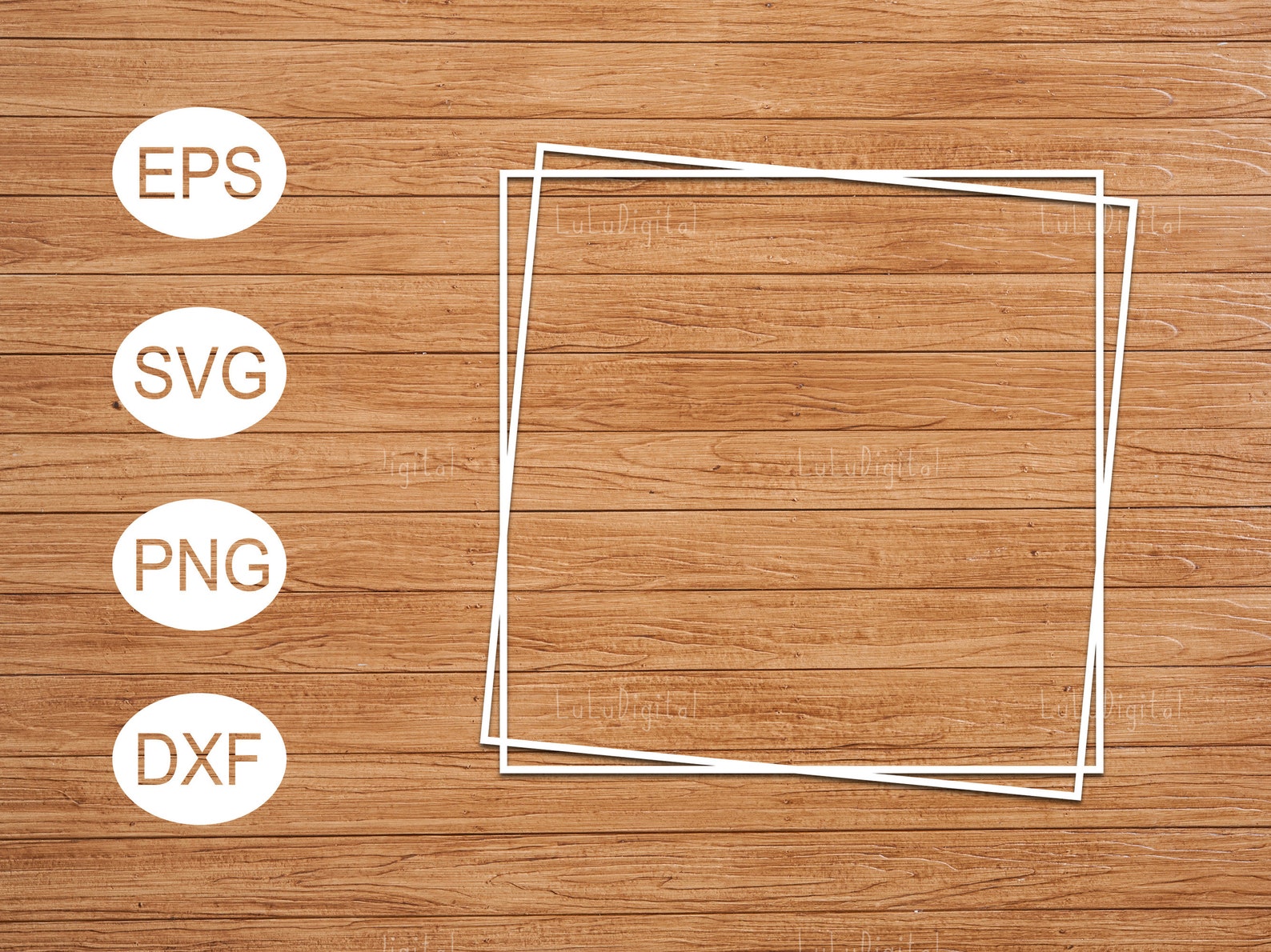 Square Frame / Svg, Png, Eps, Dxf - Etsy