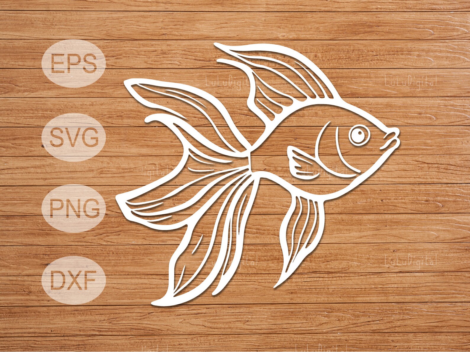 Goldfish Svg, Goldfish Clipart, Aquarium Svg, Cut File, Svg, Eps, Dxf ...