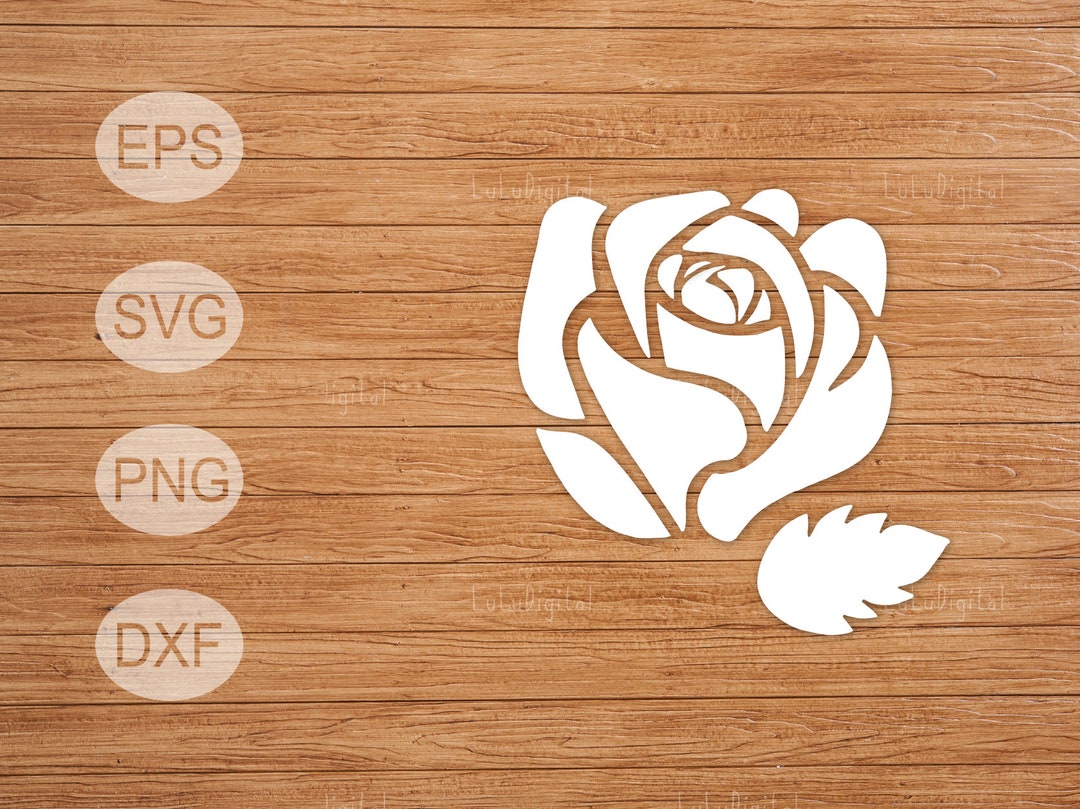 Rose Svg, Single Rose Svg, Svg, Svg File, Valentine's Day, Valentines ...