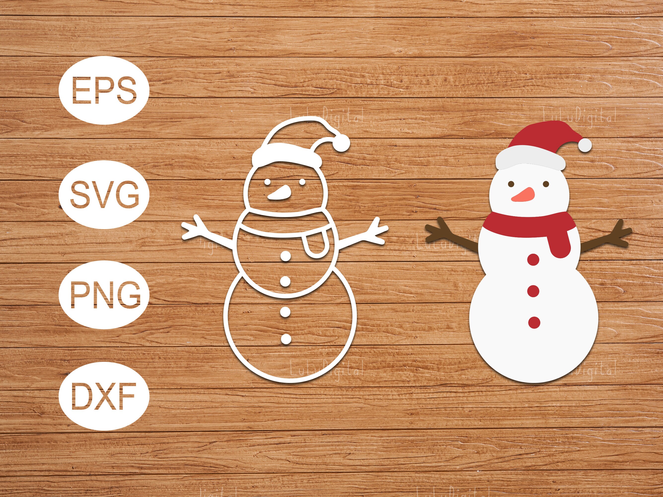 Snowman / Svg Png Eps Dxf - Etsy