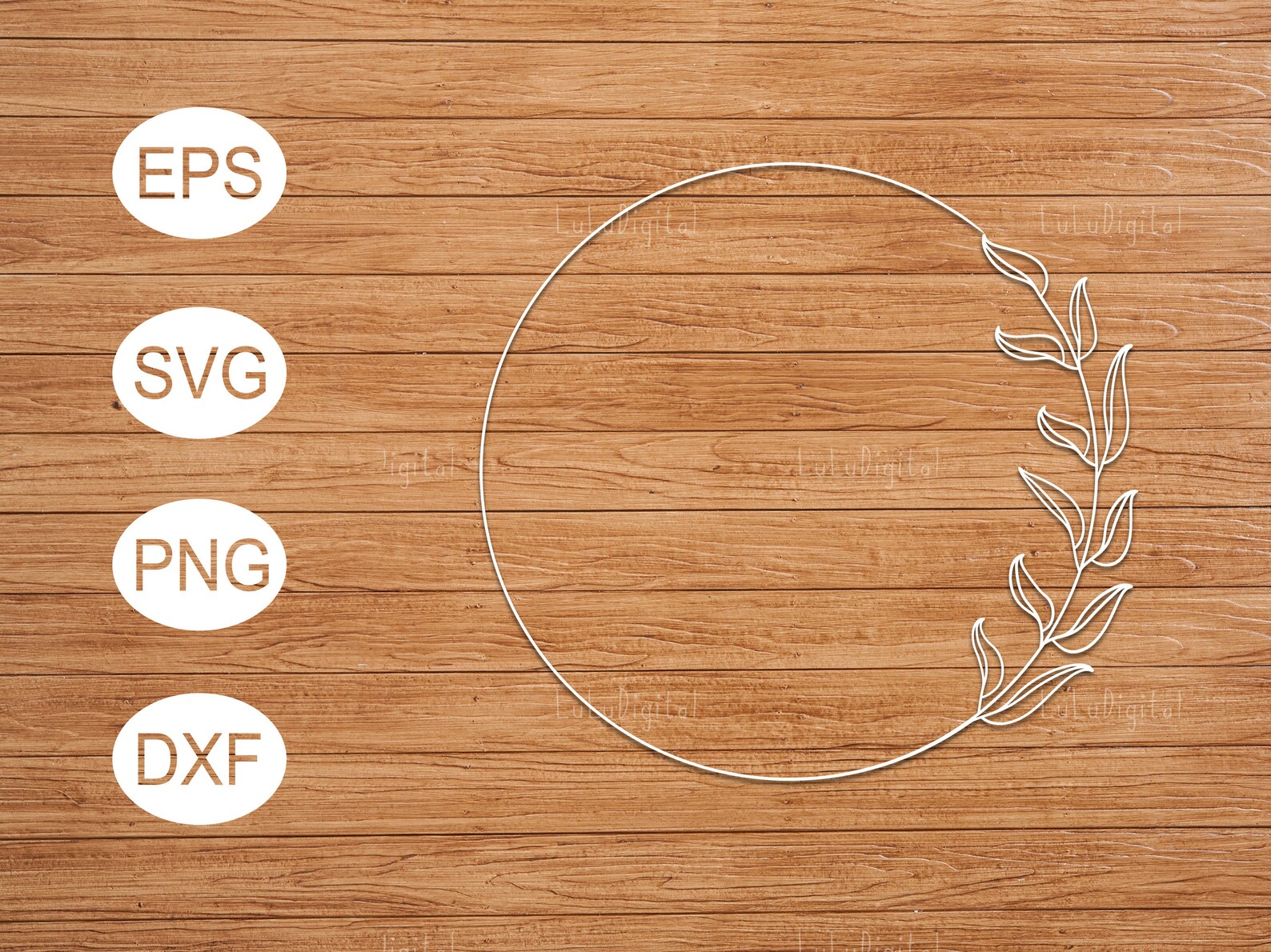Leaf Frame / Svg, Png, Eps, Dxf - Etsy