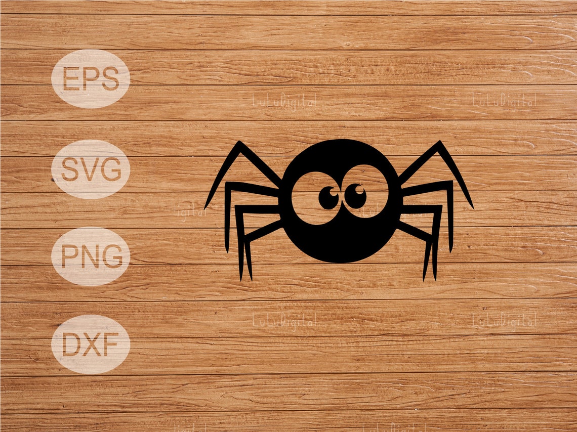 Cute Halloween Spider Instant Download Spider Cut File - Etsy